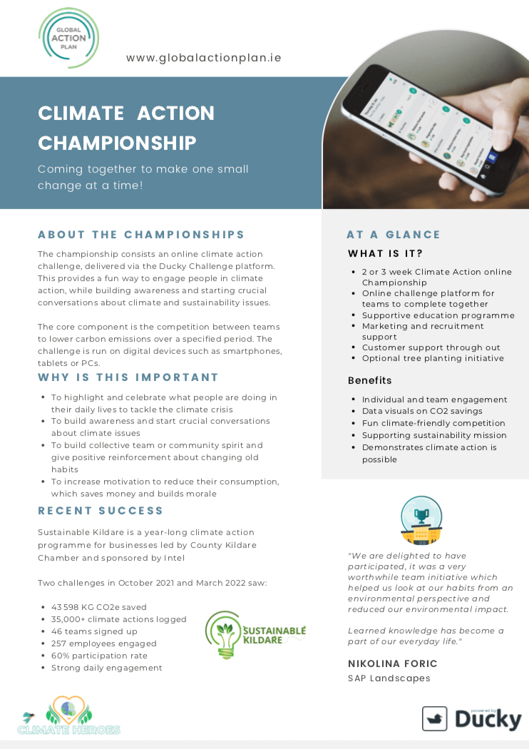 Climate Competition - Global Action Plan